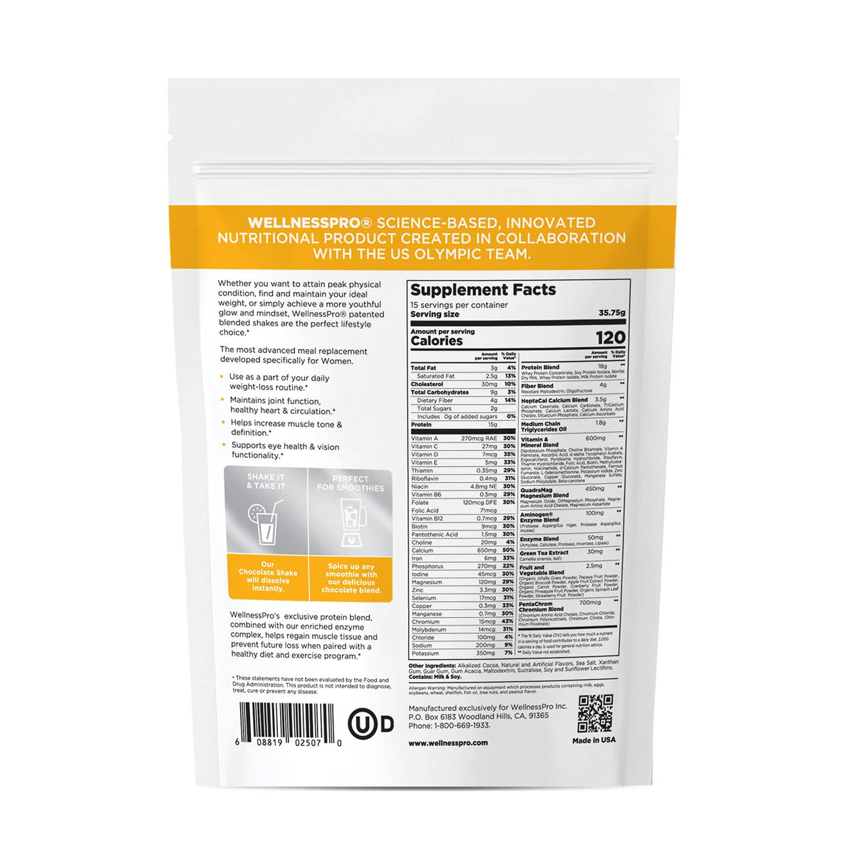 Healthy, All Natural DELICIOUS Chocolate Shake for Women – WellnessPro ...